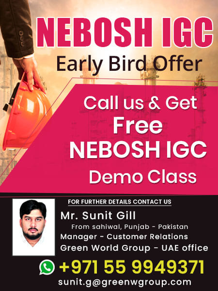 NEBOSH Course in Pakistan - Safety Course in Islamabad, Lahore ...