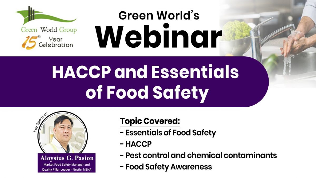 HACCP & Essentials of Food Safety – Introduction