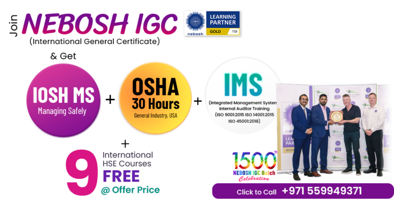 Nebosh IGC Course in Oman | Health and Safety Courses in Oman | Green World Group